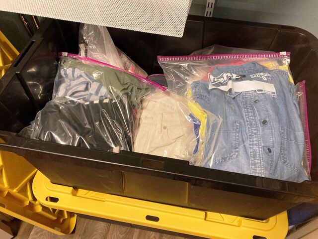 One Way to Pack Clothes for a Long Road Trip - Corine A to Z